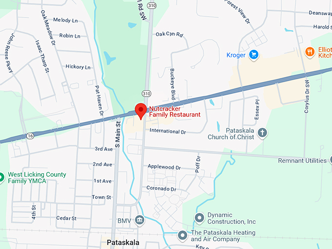 nutcracker family restaurant 10 map