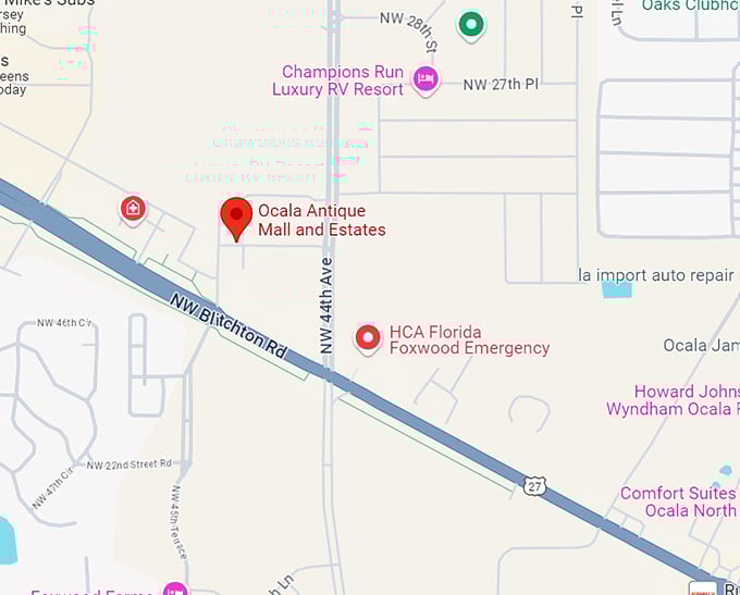 ocala antique mall and estates 10 map