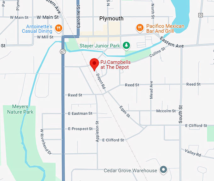 pj campbells at the depot 10 map