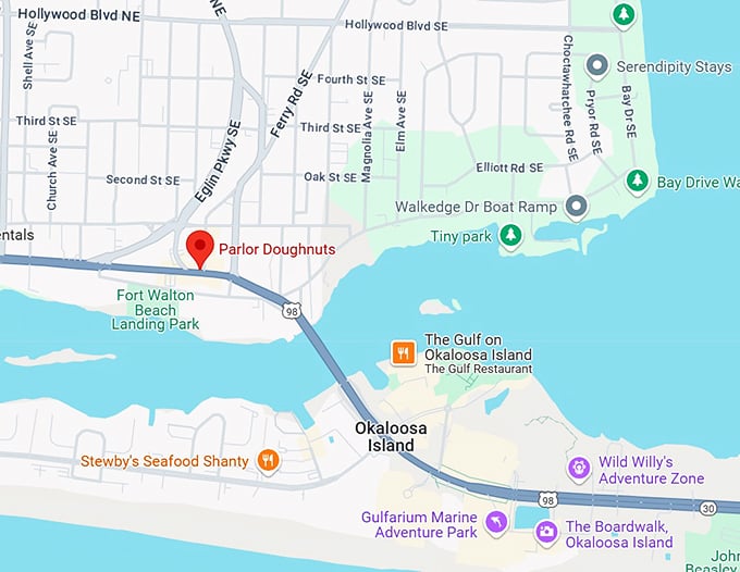 parlor doughnuts 10 map