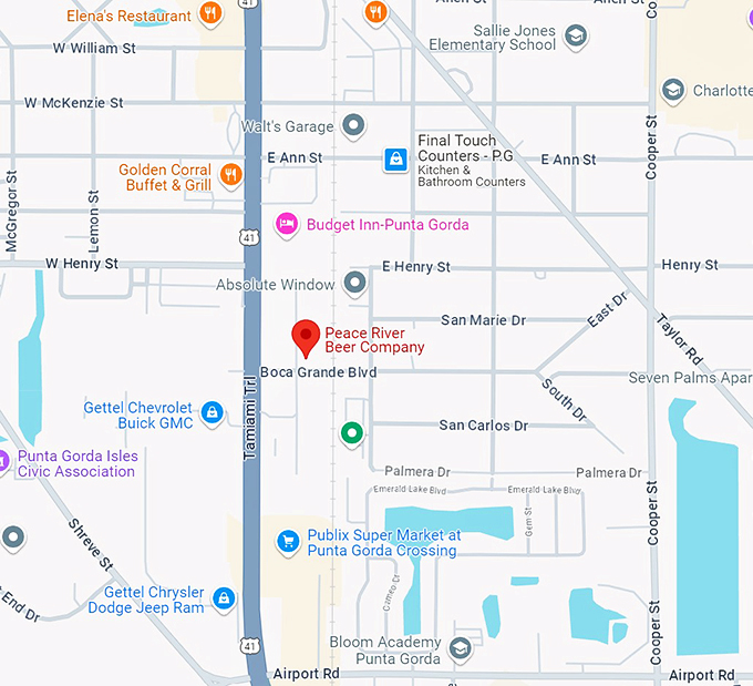 peace river beer company 10 map