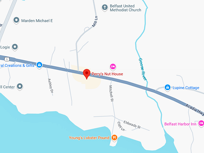 perry's nut house map