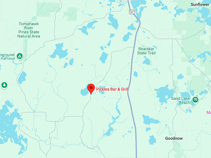 pickles bar & grill 10 map