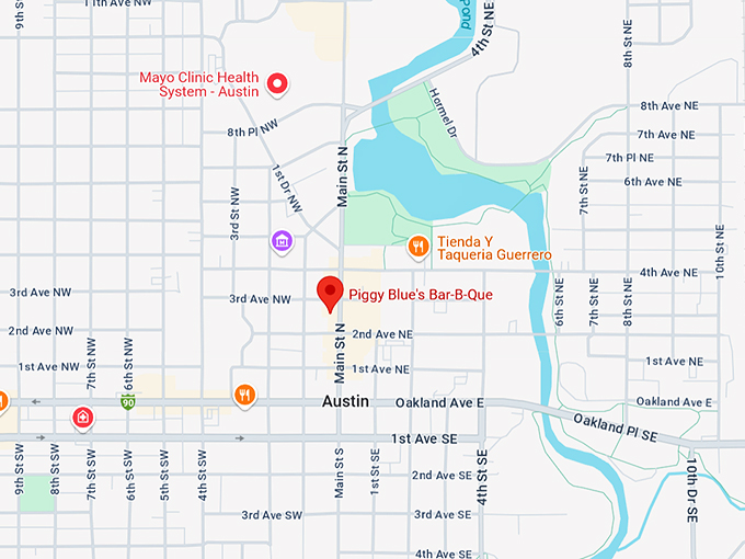 piggy blue's bar b que 10 map