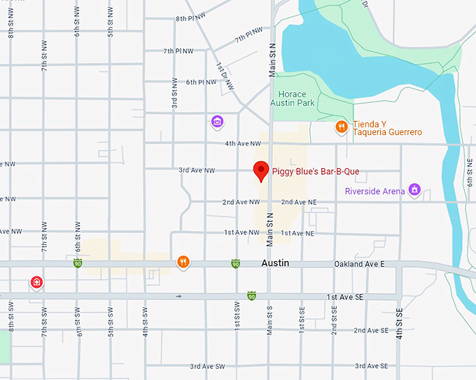 piggy blue's bar b que 10 map