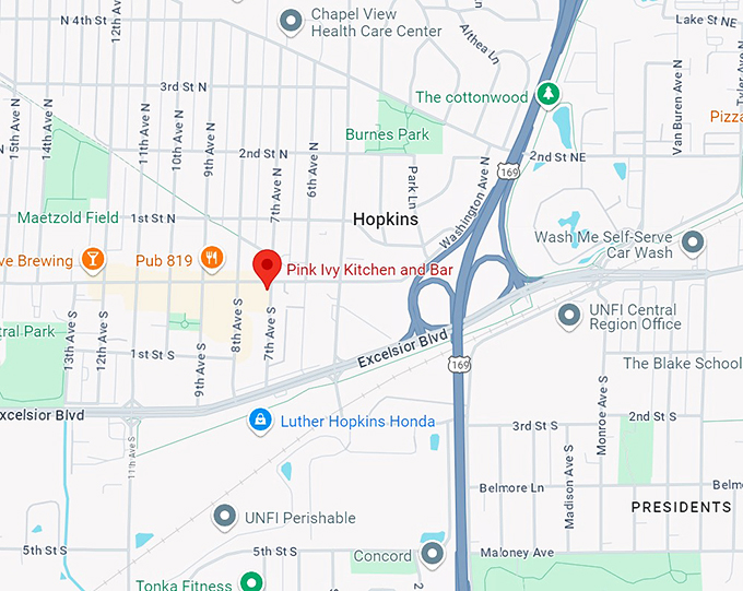 pink ivy kitchen & bar 10 map