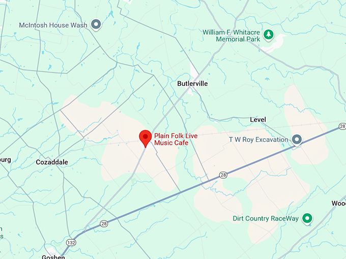 plain folk live music cafe 10 map