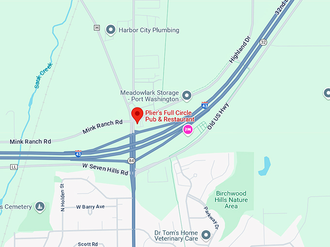 plier&rsquo;s full circle pub 10 map