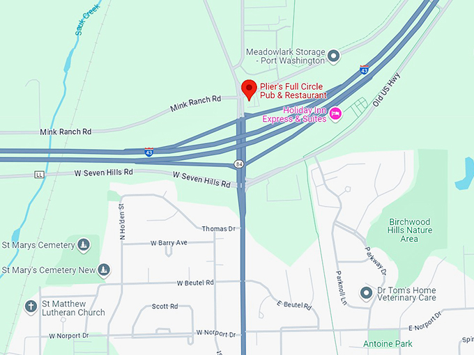 plier&rsquo;s full circle pub 10 map