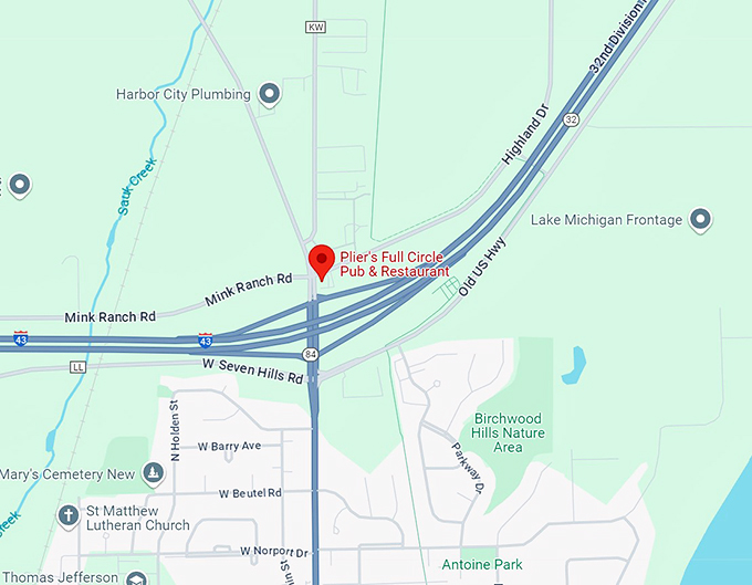 plier&rsquo;s full circle pub 10 map