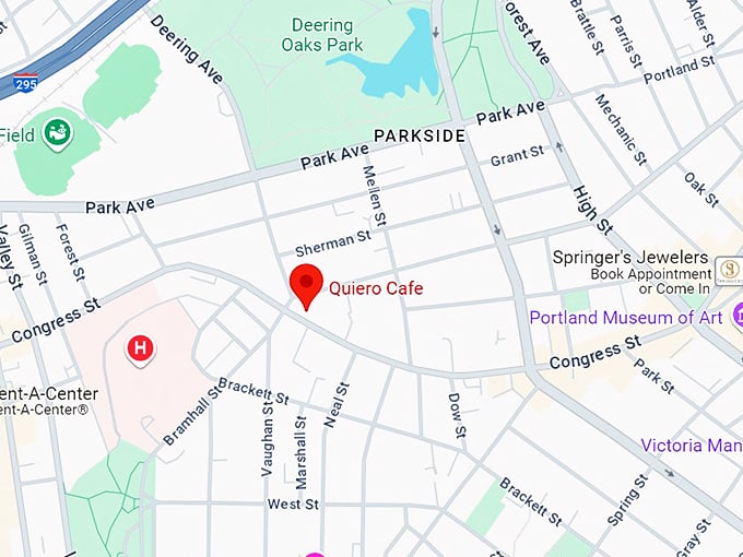 quiero cafe map