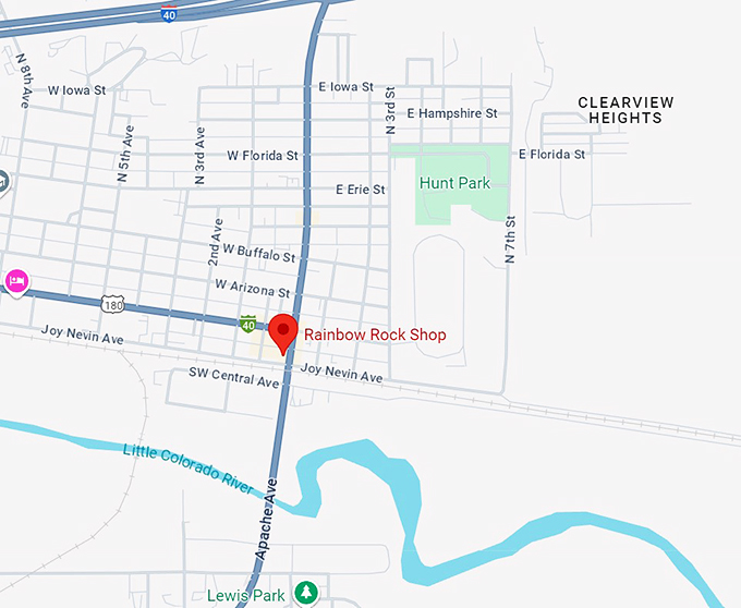 rainbow rock shop 10 map