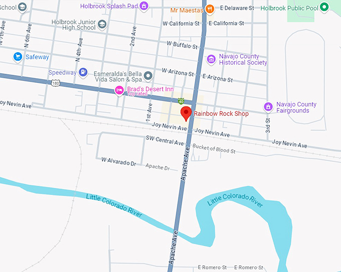 rainbow rock shop 10 map