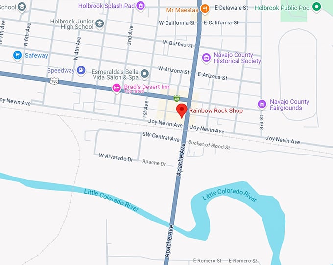 rainbow rock shop 10 map