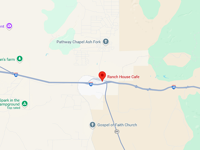 ranch house cafe 10 map