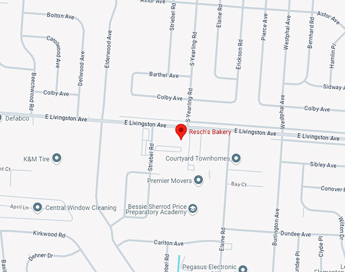 resch's bakery 10 map