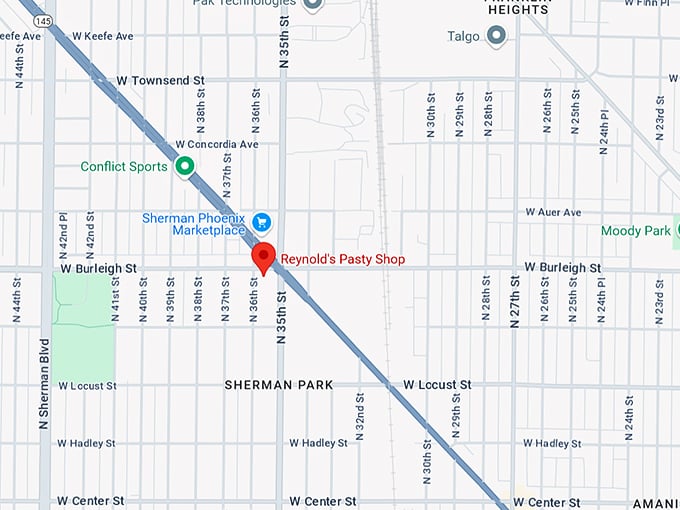 reynold's pasty shop 10 map