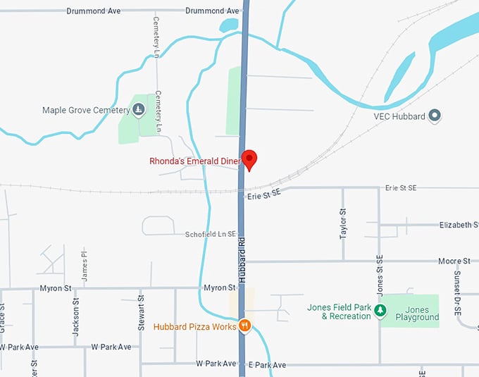 rhonda's emerald diner 10 map