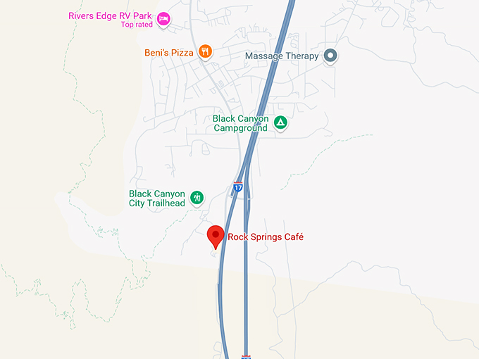 rock springs caf&eacute; 10 map