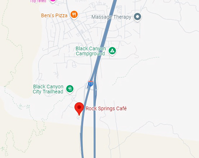 rock springs caf&eacute; 10 map