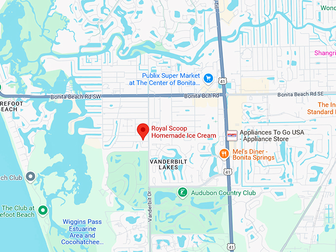 royal scoop homemade ice cream 10 map