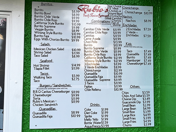 rubio&rsquo;s family mexican restaurant 3