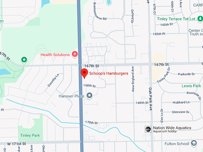 schoop's hamburgers map