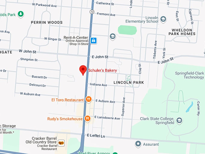 schuler's bakery limestone st. 10 map