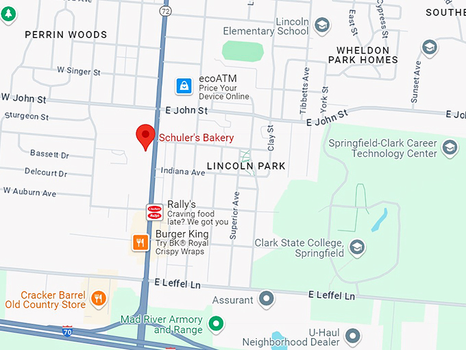 schuler's bakery limestone st. 10 map
