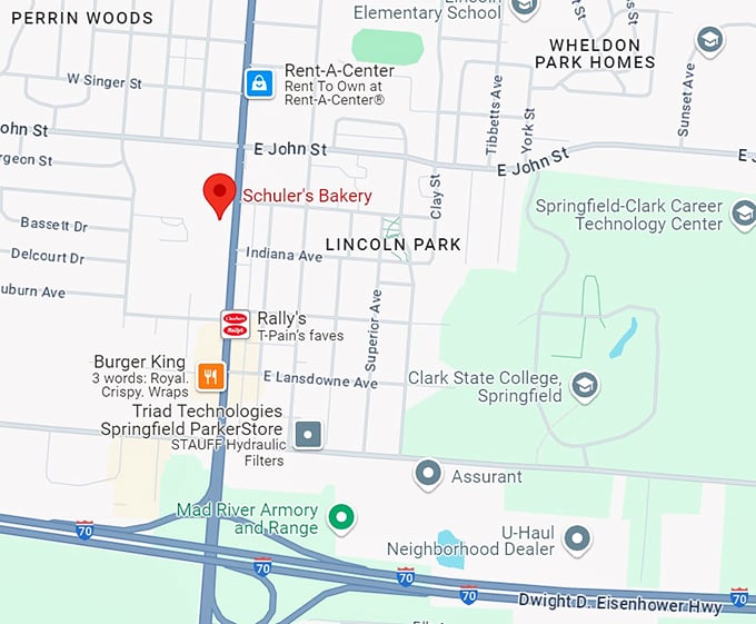 schuler's bakery limestone st. 10 map