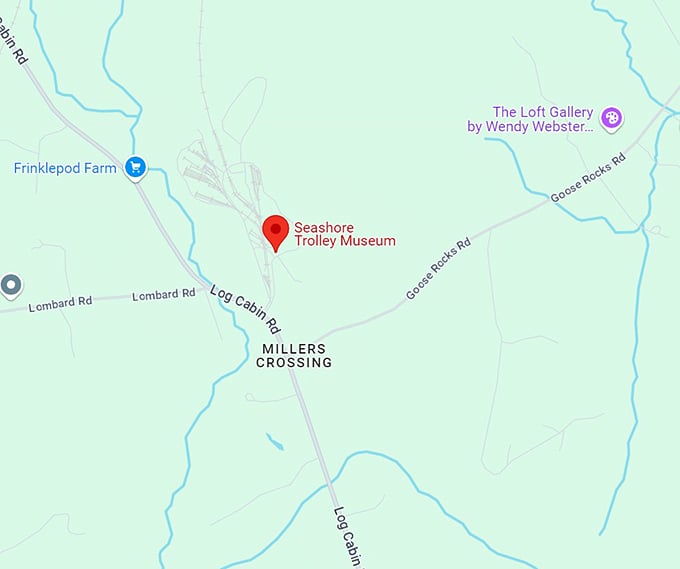 seashore trolley museum 10 map