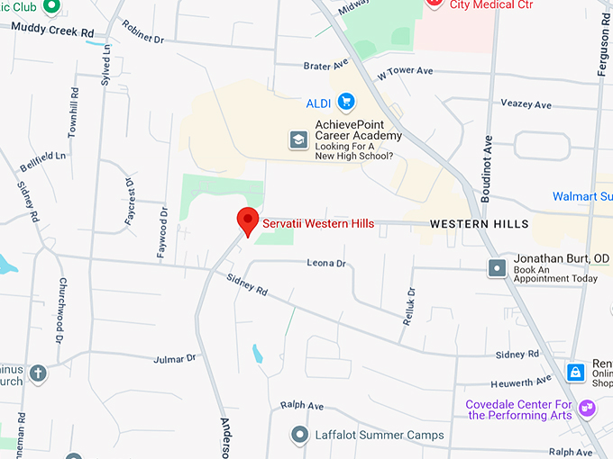 servatii western hills 10 map