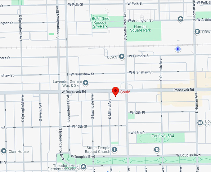 soul&eacute; restaurant 10 map