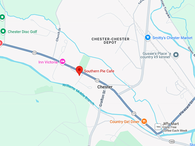 southern pie cafe 10 map