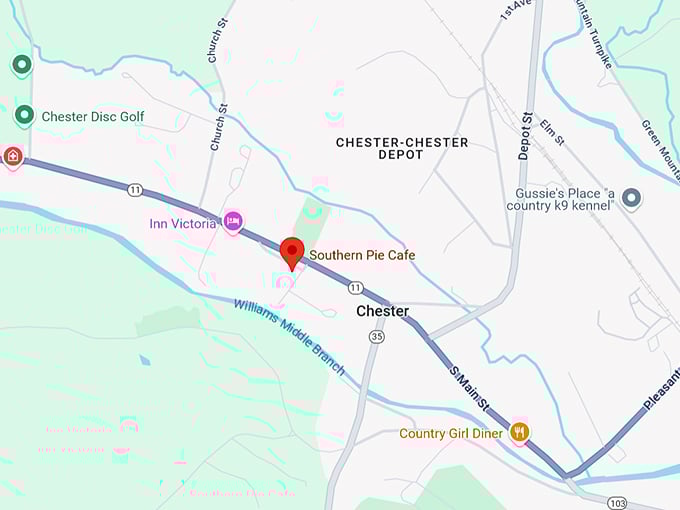 southern pie cafe 10 map