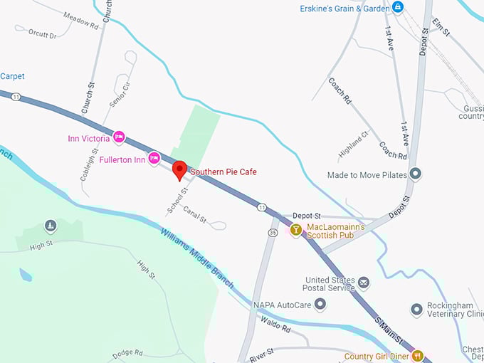 southern pie cafe 10 map