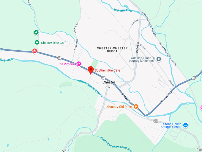 southern pie cafe 10 map