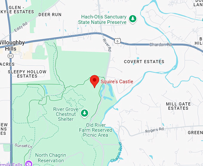 squire's castle 10 map