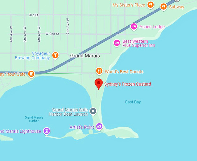 sydney&rsquo;s frozen custard 10 map