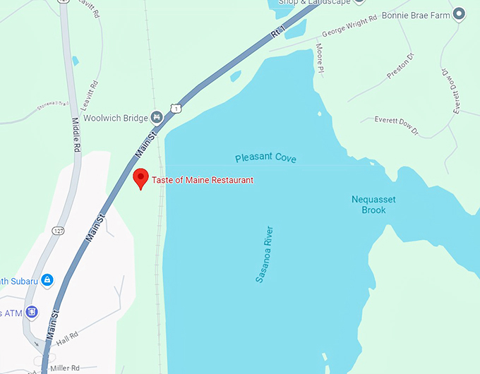 taste of maine restaurant 10 map