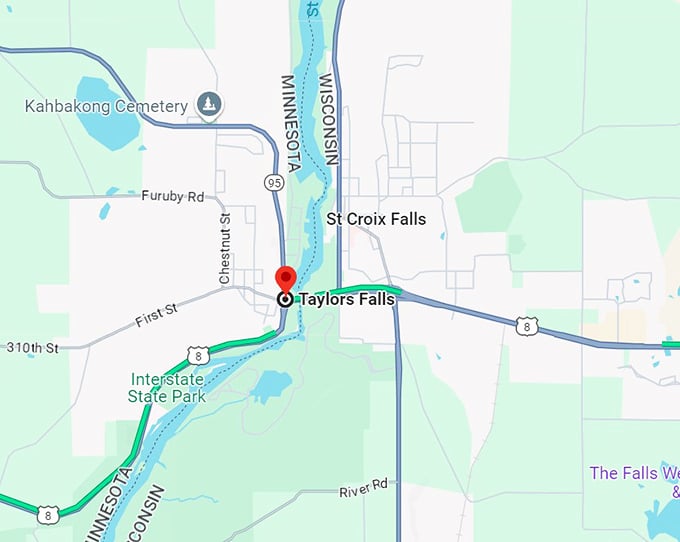 taylors falls 10 map