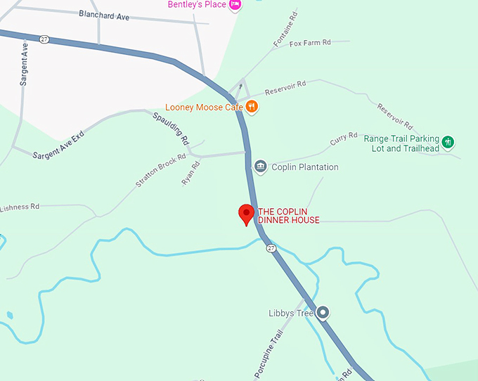 the coplin dinner house map