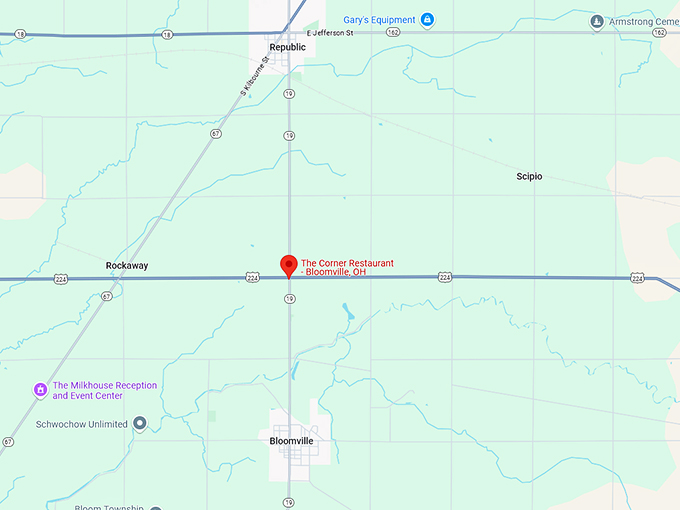 the corner restaurant 10 map