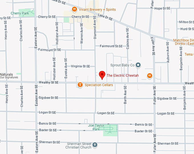 the electric cheetah 10 map