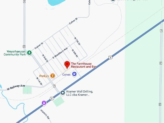 the farmhouse restaurant 10 map