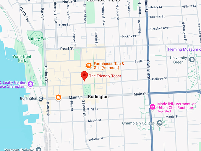 the friendly toast 10 map