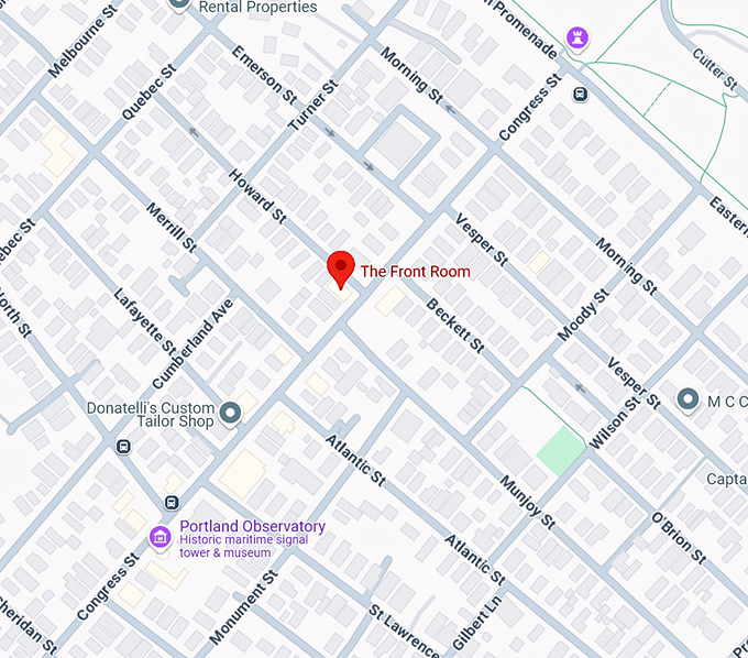 the front room 10 map