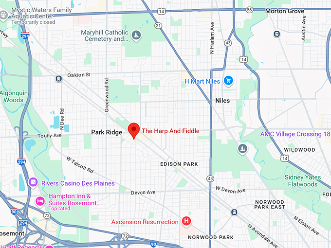 the harp and fiddle 10 map