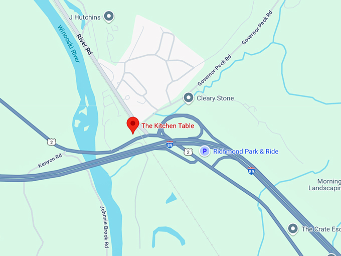 the kitchen table 10 map