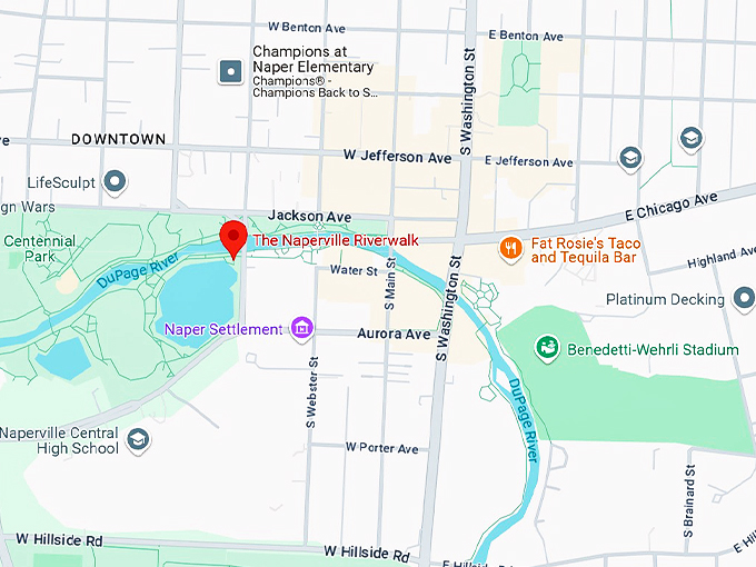 the naperville riverwalk map
